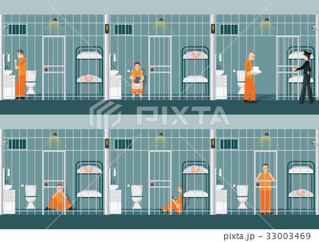 Cartoon Jail Cell