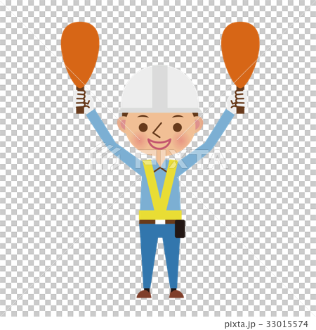 Airliner and marshaler - Stock Illustration [33015574] - PIXTA