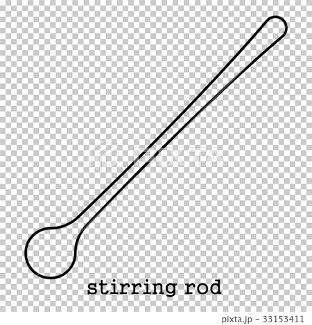 Stirring rod icon outline - Stock Illustration [33153411] - PIXTA