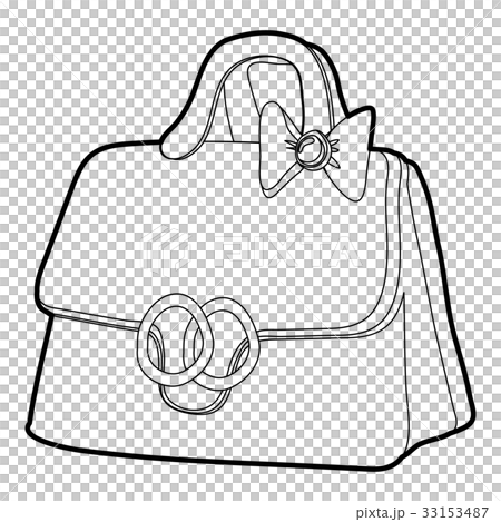 Lady handbag icon outline - Stock Illustration [33153487] - PIXTA