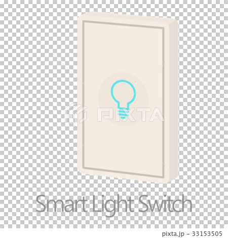Smart light switch icon, cartoon style - Stock Illustration [33153505 ...
