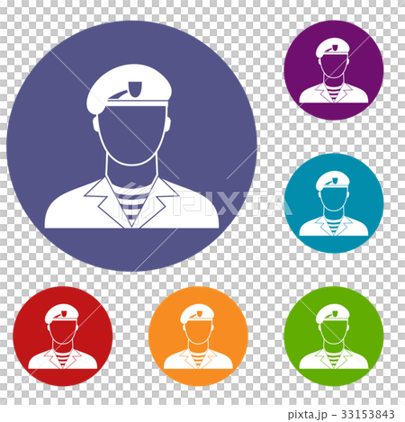 Modern army soldier icons set - Stock Illustration [33153843] - PIXTA