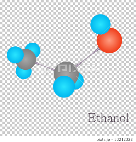 Ethanol 3D molecule chemical science - Stock Illustration [33212328 ...