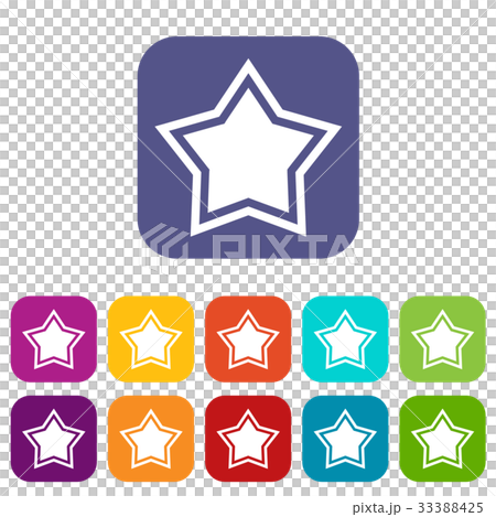 Star icons set - Stock Illustration [33388425] - PIXTA