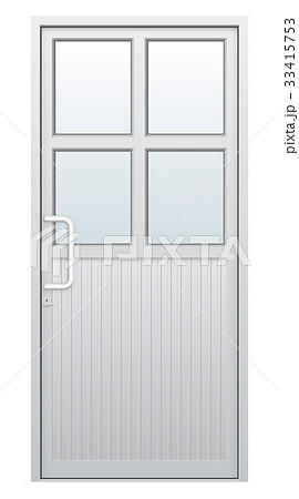 aluminium door vectorのイラスト素材 [33415753] - PIXTA