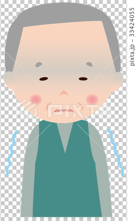 People facial expression cold senior male - Stock Illustration ...