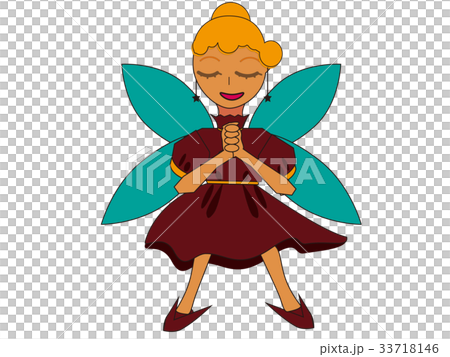 Fairy brownies offering prayers - Stock Illustration [33718146] - PIXTA