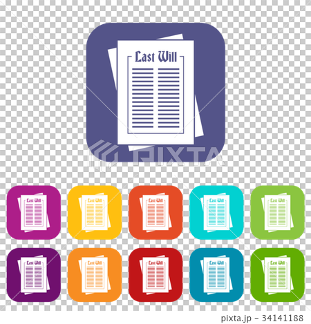 Will icons set - Stock Illustration [34141188] - PIXTA