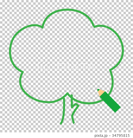 Colored pencil wood text box - Stock Illustration [34795815] - PIXTA