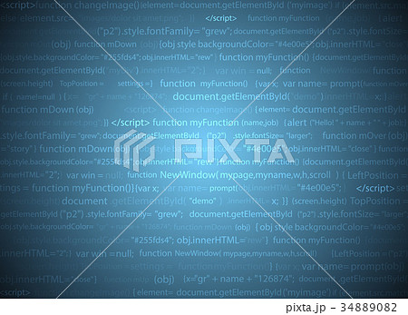 Software web design blue background site developerのイラスト素材 [34889082 ...