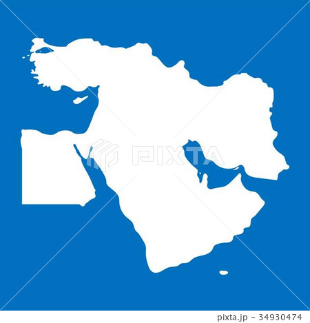 Middle East Map Vector
