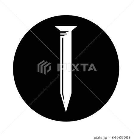 Metal nail iconのイラスト素材 [34939003] - PIXTA