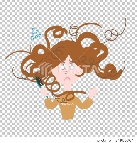 Entangled hair - Stock Illustration [34996364] - PIXTA