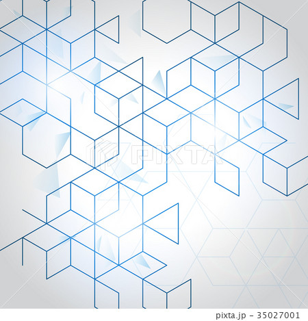 Vector abstract boxes backgroundのイラスト素材 [35027001] - PIXTA