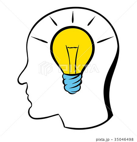 Lightbulb Above Head Clipart