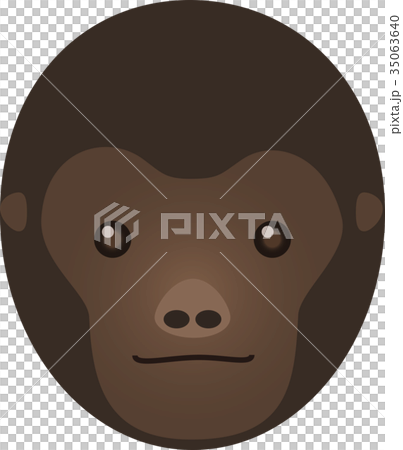 gorilla - Stock Illustration [35063640] - PIXTA