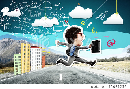 Funny business conceptの写真素材 [35081255] - PIXTA