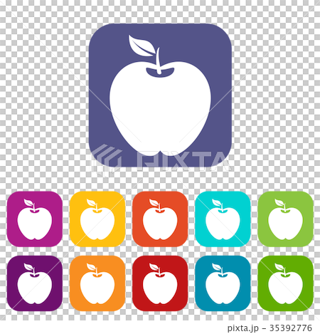 Apple icons set - Stock Illustration [35392776] - PIXTA
