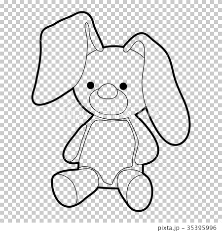 Soft toy icon, outline style - Stock Illustration [35395996] - PIXTA