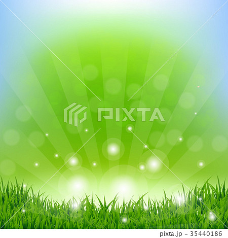 Spring Sunburst Posterのイラスト素材 [35440186] - PIXTA