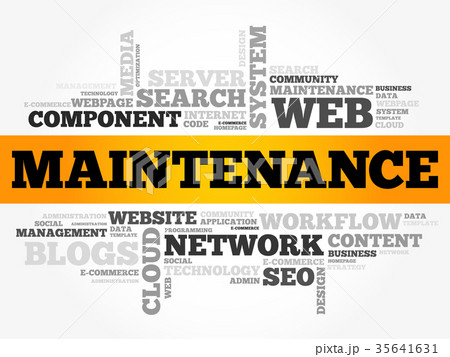 Maintenance word cloudのイラスト素材 [35641631] - PIXTA