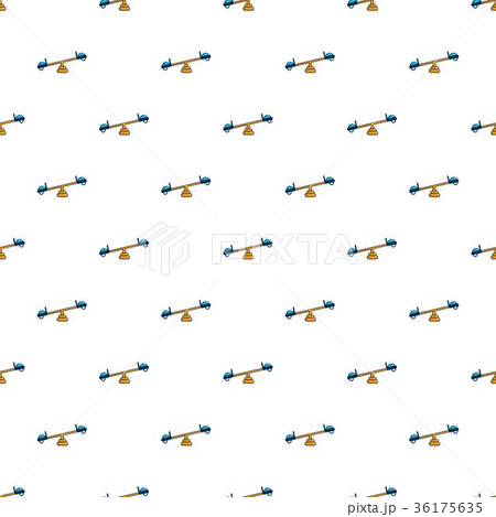 See saw pattern seamlessのイラスト素材 [36175635] - PIXTA
