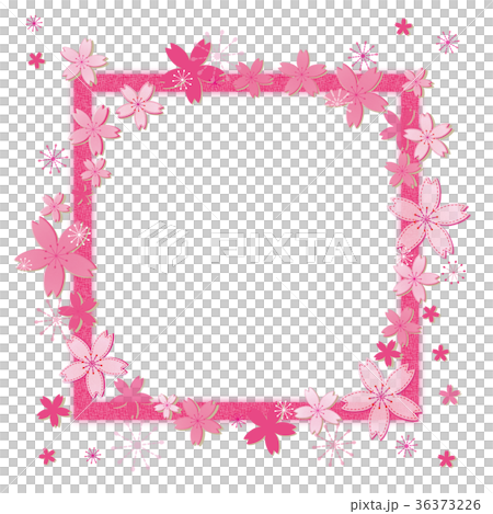 Cherry tree frame - Stock Illustration [36373226] - PIXTA