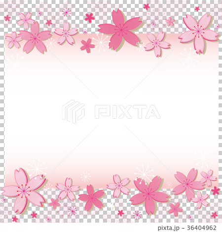 Cherry tree frame - Stock Illustration [36404962] - PIXTA