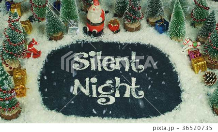 Stop motion animation of Silent Nightのイラスト素材 [36520735] - PIXTA