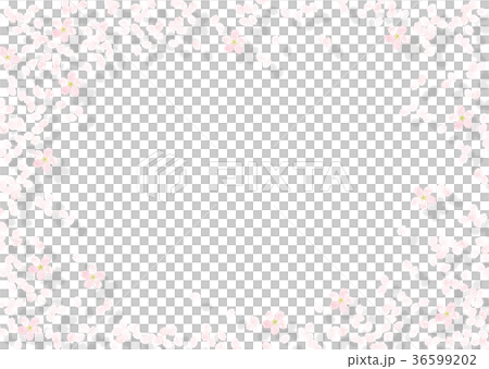 Background material _ Sakura on the water (with... - Stock Illustration ...