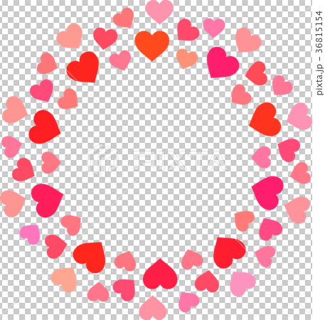 Heart round frame - Stock Illustration [36815154] - PIXTA