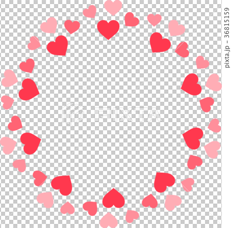 Heart round frame - Stock Illustration [36815159] - PIXTA
