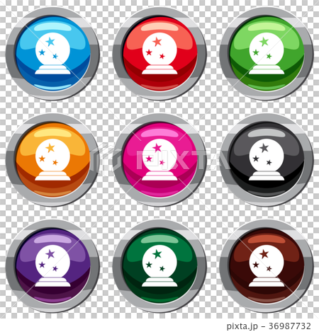 Magic ball set 9 collection - Stock Illustration [36987732] - PIXTA