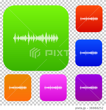 Musical pulse set collection - Stock Illustration [36988252] - PIXTA