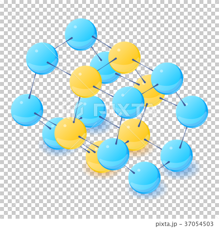 Radical molecule icon, isometric 3d style - Stock Illustration ...