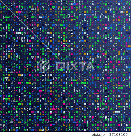 Javascript programming code backgroundのイラスト素材 [37103106] - PIXTA