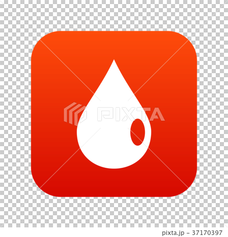 Drop icon digital red-插圖素材 [37170397] - PIXTA圖庫