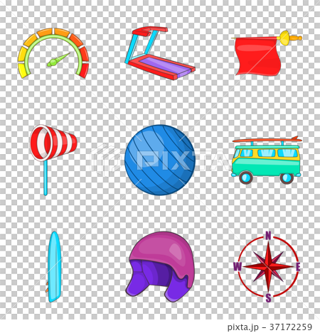 Vigor icons set, cartoon style - Stock Illustration [37172259] - PIXTA