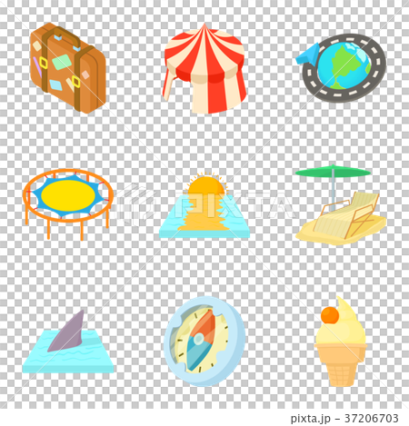 Presume icons set, cartoon style - Stock Illustration [37206703] - PIXTA