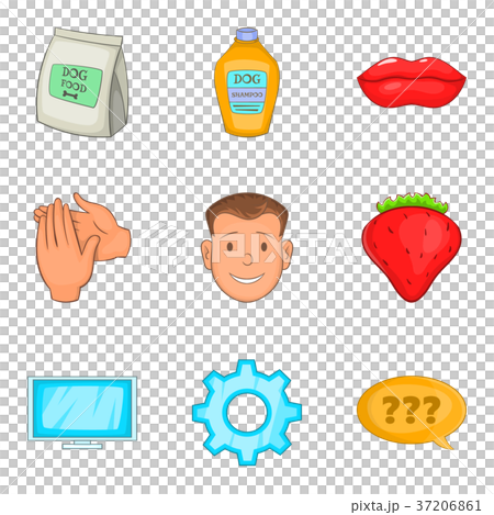 Propagator icons set, cartoon style - Stock Illustration [37206861] - PIXTA
