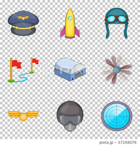Evasion icons set, cartoon style - Stock Illustration [37208076] - PIXTA