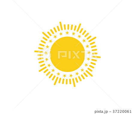Sun vector illustration Logo Templateのイラスト素材 [37220061] - PIXTA