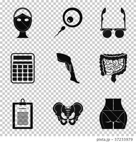 Assay icons set, simple style - Stock Illustration [37233979] - PIXTA