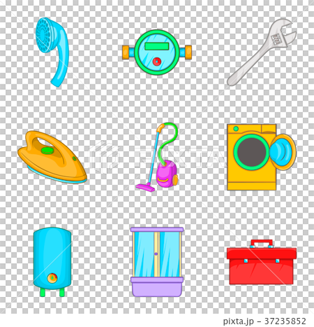 Master icons set, cartoon style - Stock Illustration [37235852] - PIXTA