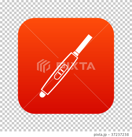 Pregnancy test with positive pregnant icon... - Stock Illustration ...