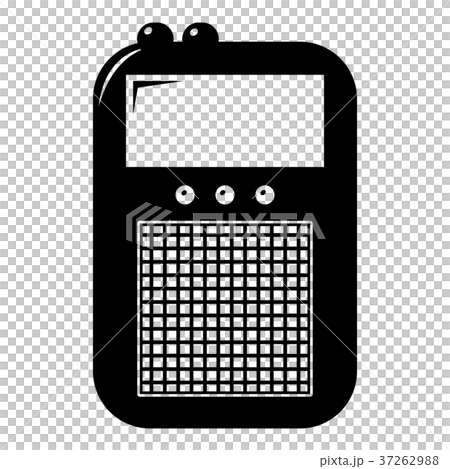 Portable radio icon , simple style - Stock Illustration [37262988] - PIXTA