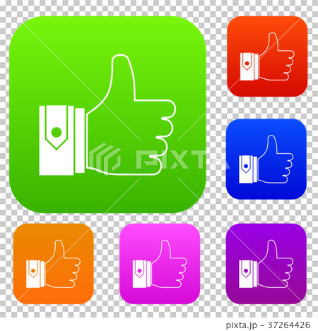 Thumbs up set collection - Stock Illustration [37264426] - PIXTA