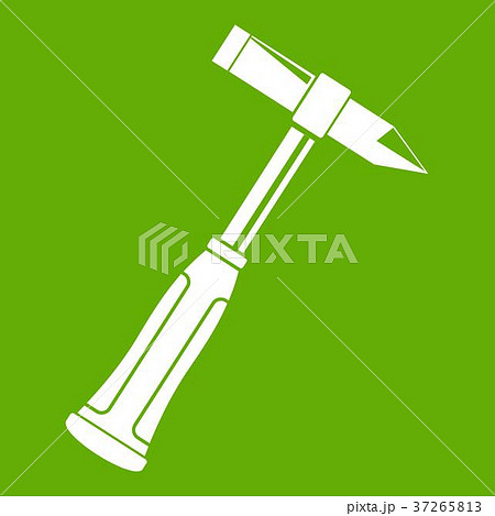 Hammer slag of welder icon greenのイラスト素材 [37265813] - PIXTA