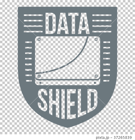 Data shield logo, simple style - Stock Illustration [37265839] - PIXTA