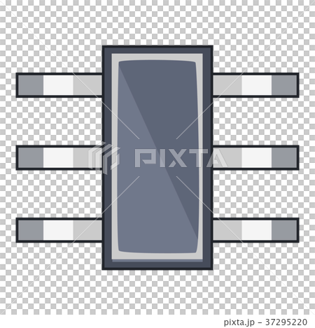 Old microprocessor icon, cartoon style - Stock Illustration [37295220 ...
